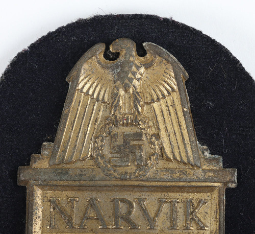 WW2 German Kriegsmarine Narvik Campaign Shield