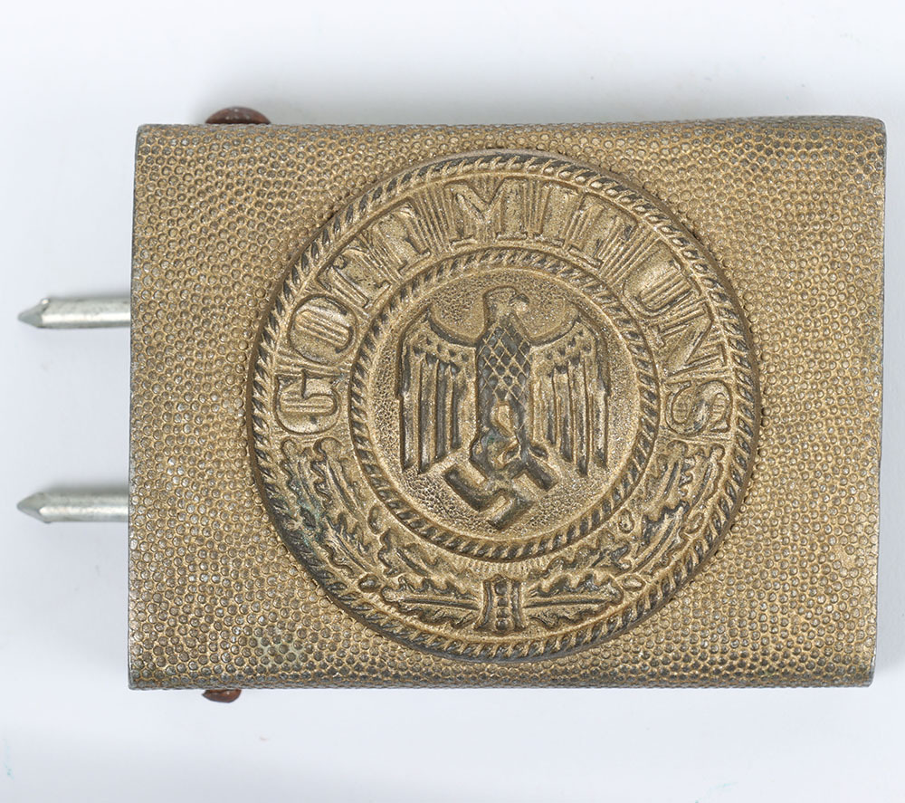WW2 German Kriegsmarine Aluminium Belt Buckle