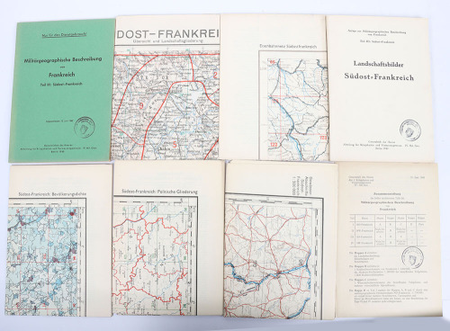WW2 German Army 1940 Invasion Maps of France