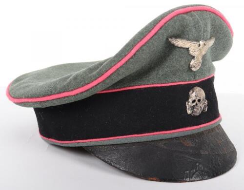 Waffen-SS Panzer Officers Crusher Cap