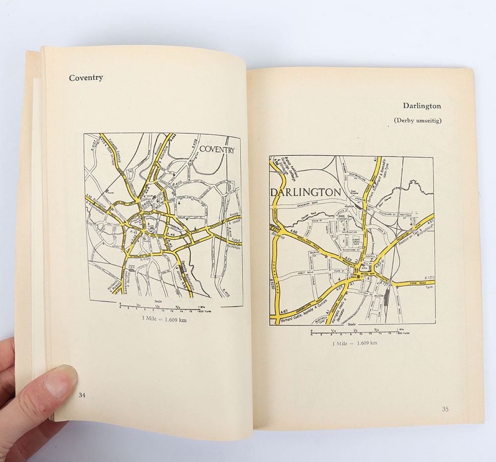 WW2 German 1940 Operation Sea Lion Invasion Maps of Great Britain