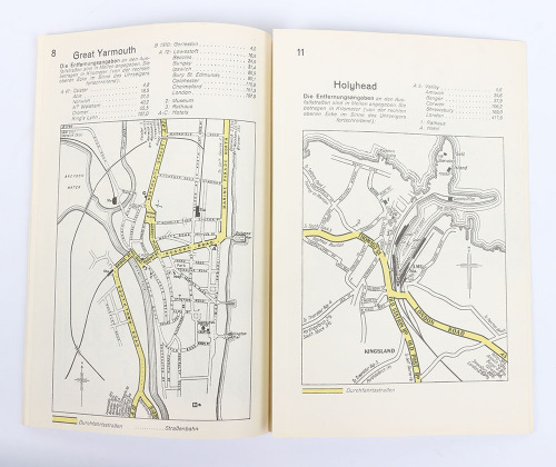WW2 German 1940 Operation Sea Lion Invasion Maps of Great Britain