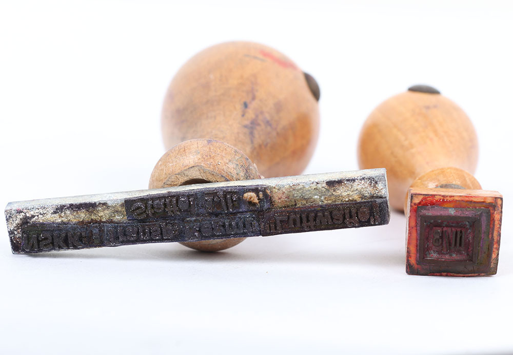 Grouping of WW2 German NSKK Document Stamps