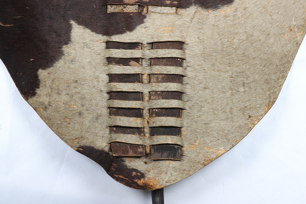 Rare Anglo-Zulu War Period Large Zulu Battle Shield Isihlangu