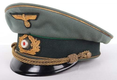 German Army Generals Peaked Cap