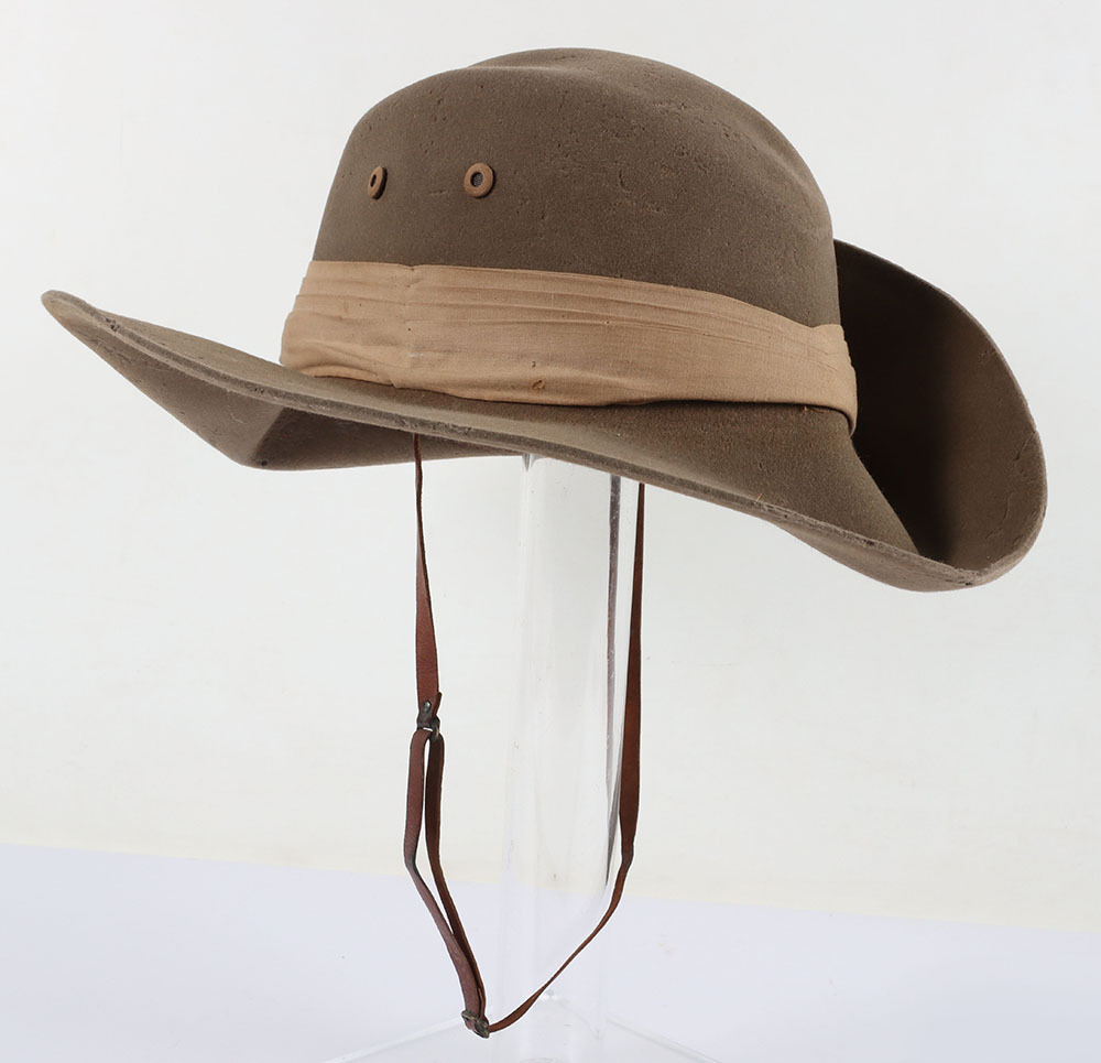 Rare Boer War / WW1 Period British Made Slouch Hat