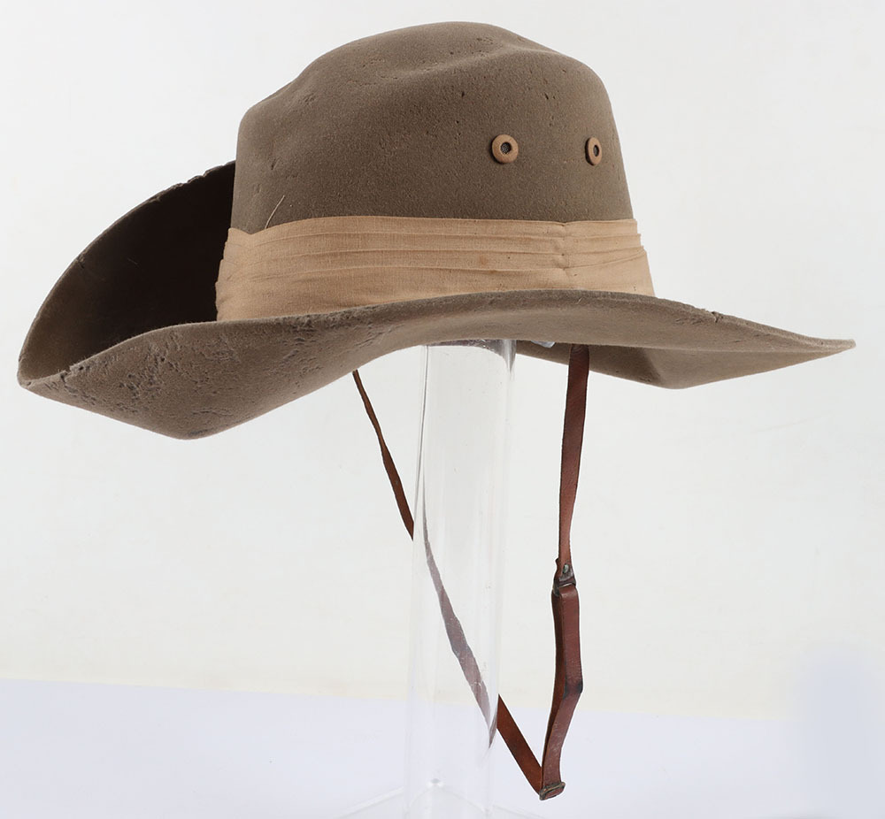 Rare Boer War / WW1 Period British Made Slouch Hat