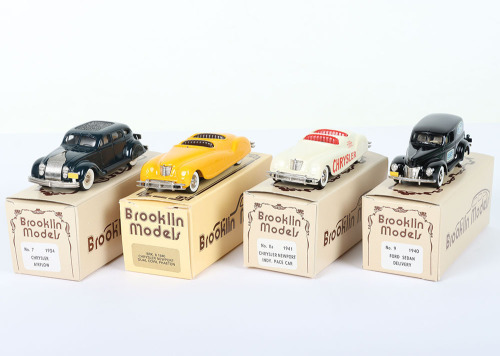 Four Brooklin Models 1/43 scale