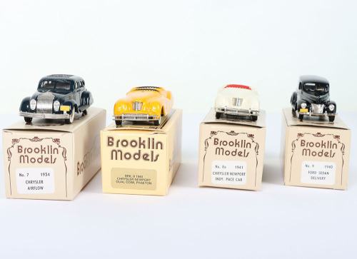 Four Brooklin Models 1/43 scale