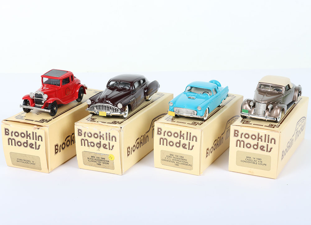 Four Brooklin Models 1/43 scale
