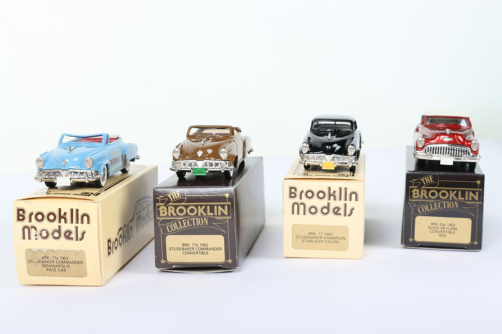 Four Brooklin Models 1/43 scale