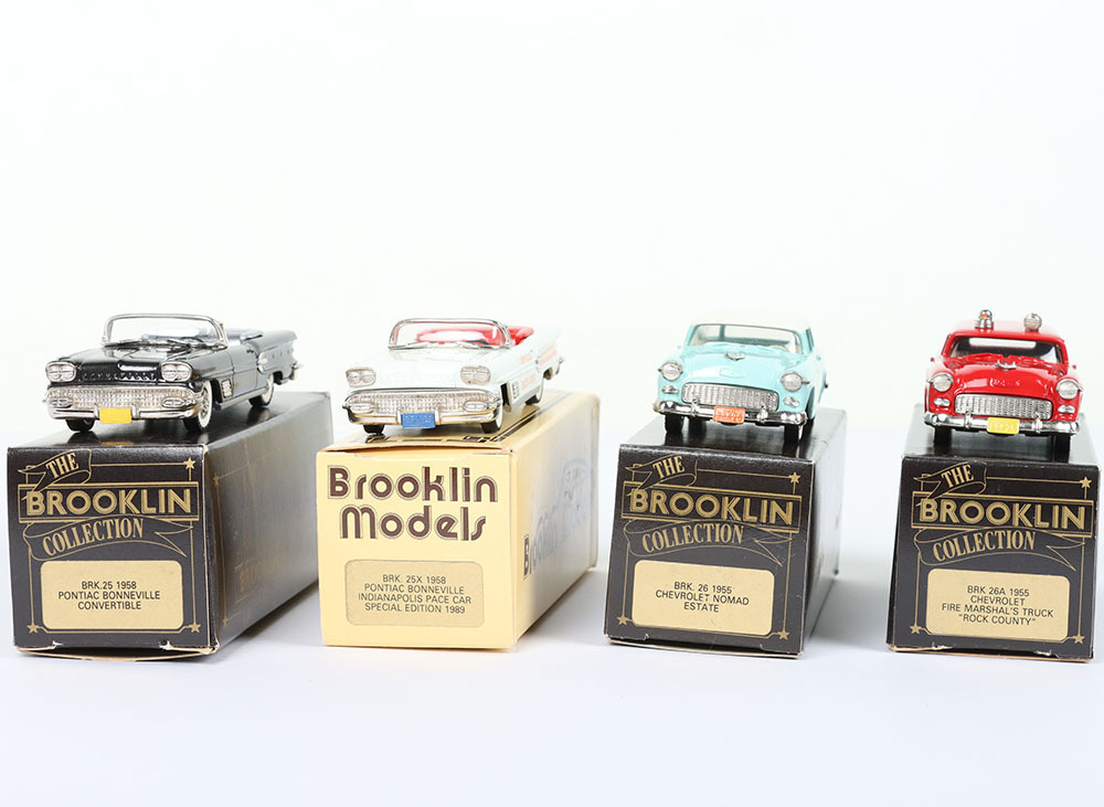 Four Brooklin Models 1/43 scale