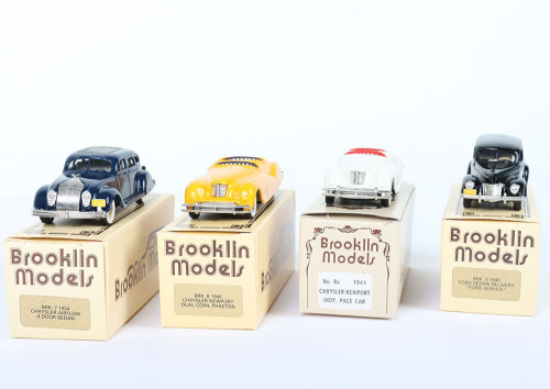 Four Brooklin Models 1/43 scale