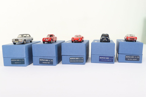 Five Replicars 1/43 scale model cars