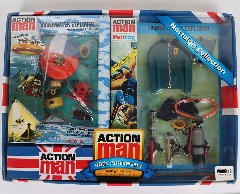 Action Man Frogman & Underwater Explorer 40th Anniversary Nostalgic ...