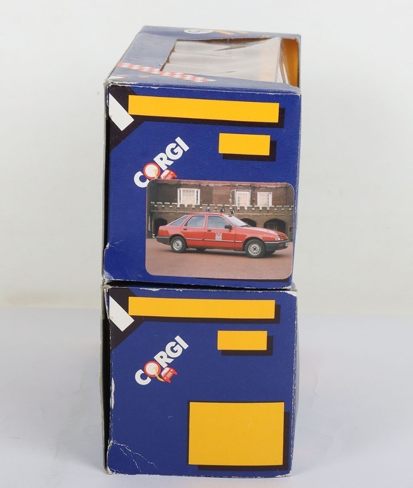 Two Corgi Toys Ford Sierra DPG Metropolitan Police