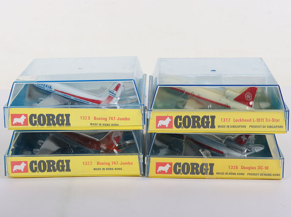 Four Corgi Aircraft Models