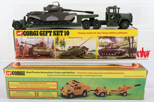 Corgi Gift Set 10, Mack Tank Transporter and Centurion Mk.III tank