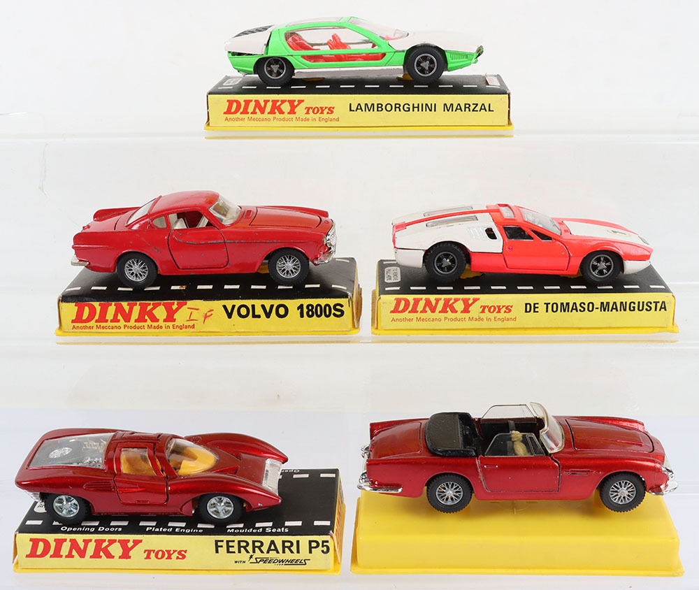 Five Dinky Toys Model Cars