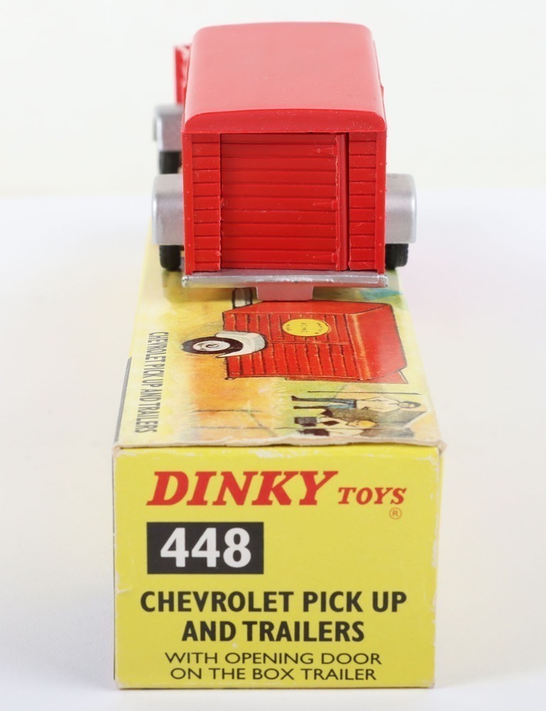 Dinky Toys 448 Chevrolet El Camino Pick Up and Trailers Box, Missing ...
