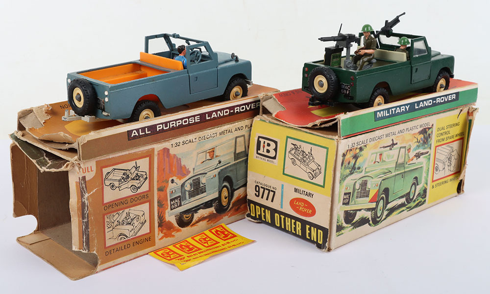 Two Britains 1:32 scale Land Rovers