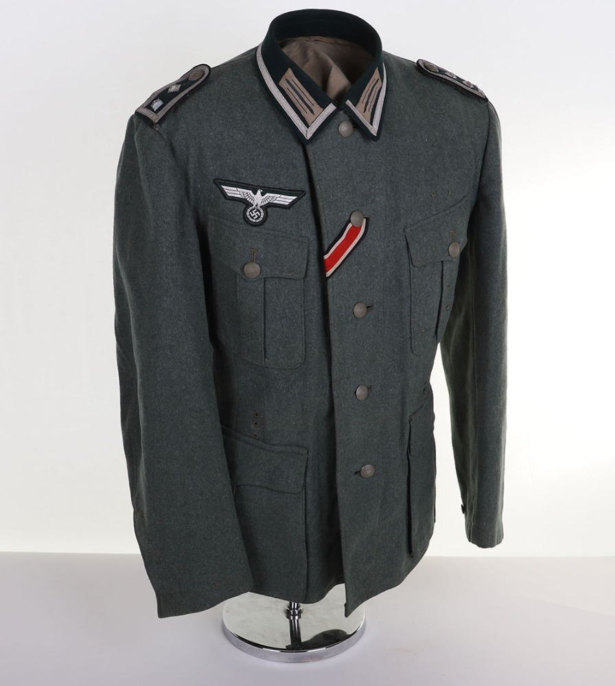 WW2 GERMAN HEER M-36 PIONEER NCO COMBAT TUNIC