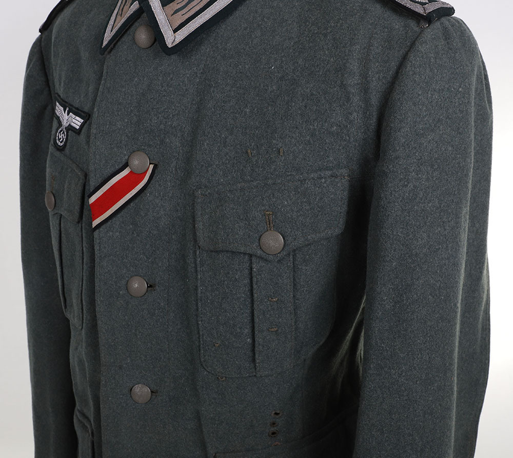 WW2 GERMAN HEER M-36 PIONEER NCO COMBAT TUNIC
