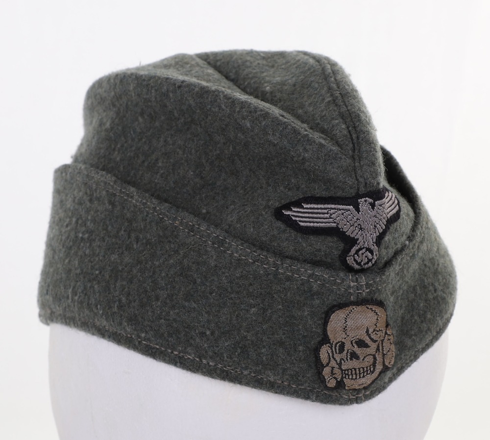 WW2 GERMAN WAFFEN-SS OVERSEAS / SIDE CAP