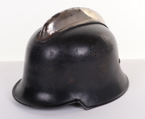 WW2 GERMAN FIRE POLICE STEEL HELMET
