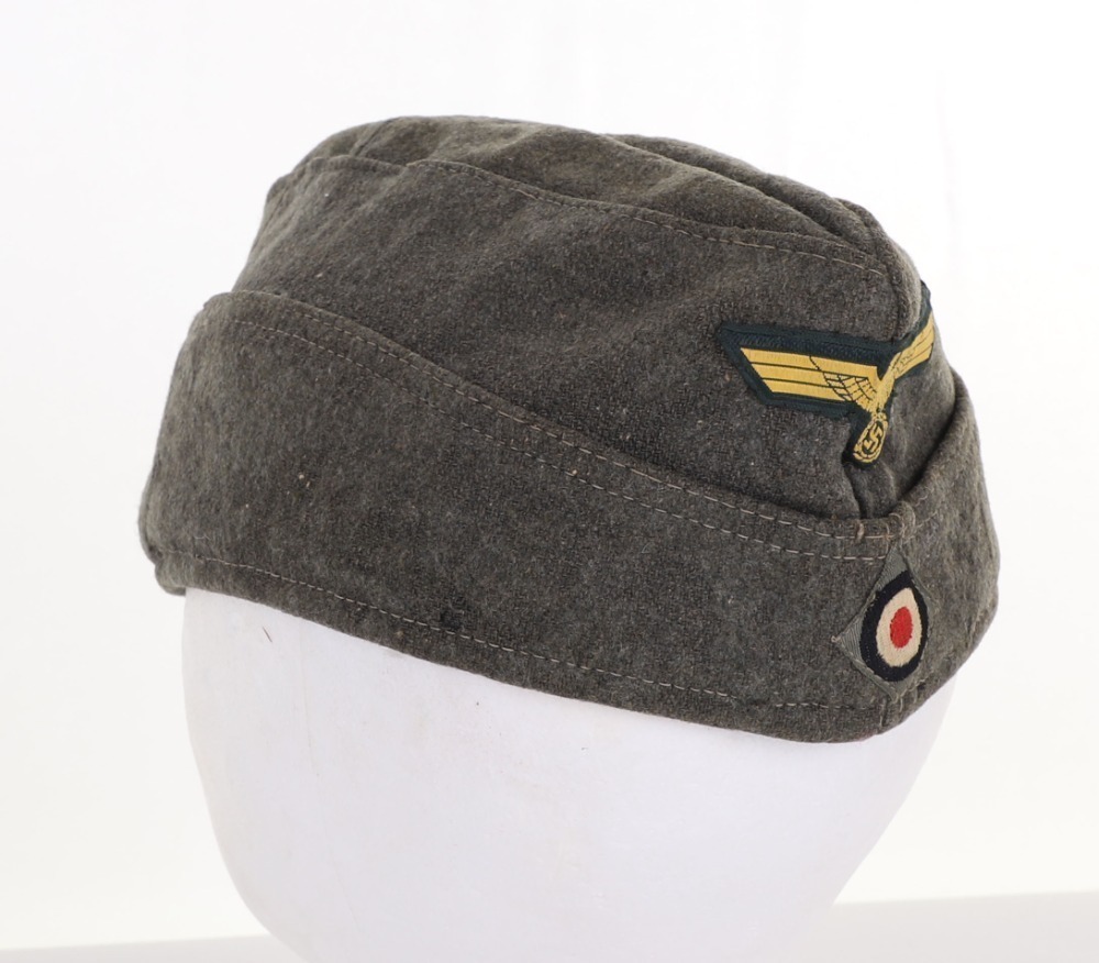 WW2 GERMAN KRIEGSMARINE COASTAL ARTILLERY OTHER RANKS OVERSEAS / SIDE CAP