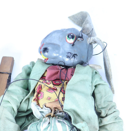 Rare Pelham Puppet March Hare from Alice in Wonderland, 1950s,
