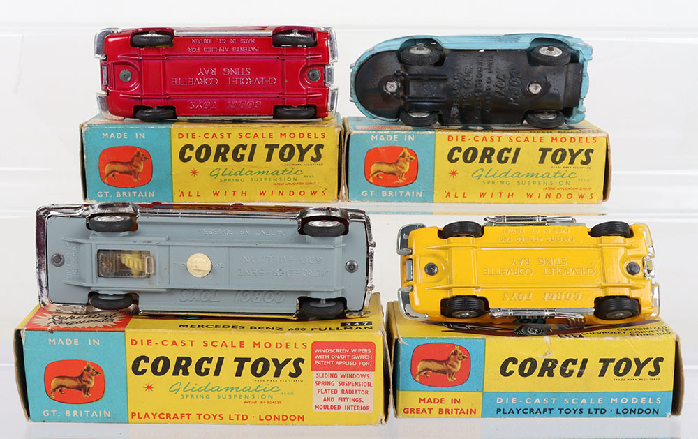 Four Vintage Corgi Models