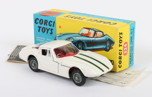 Corgi Toys 324 Marcos 1800 GT with Volvo Engine