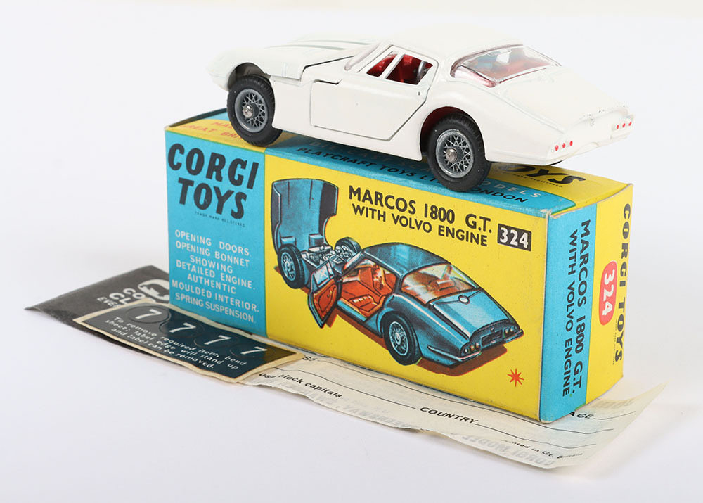 Corgi Toys 324 Marcos 1800 GT with Volvo Engine