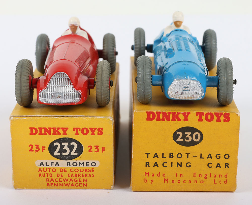 Two Boxed Dinky Toys Racing Cars
