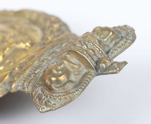 Channel Islands Royal Jersey Militia Albert Pattern Shako Plate 1839-55