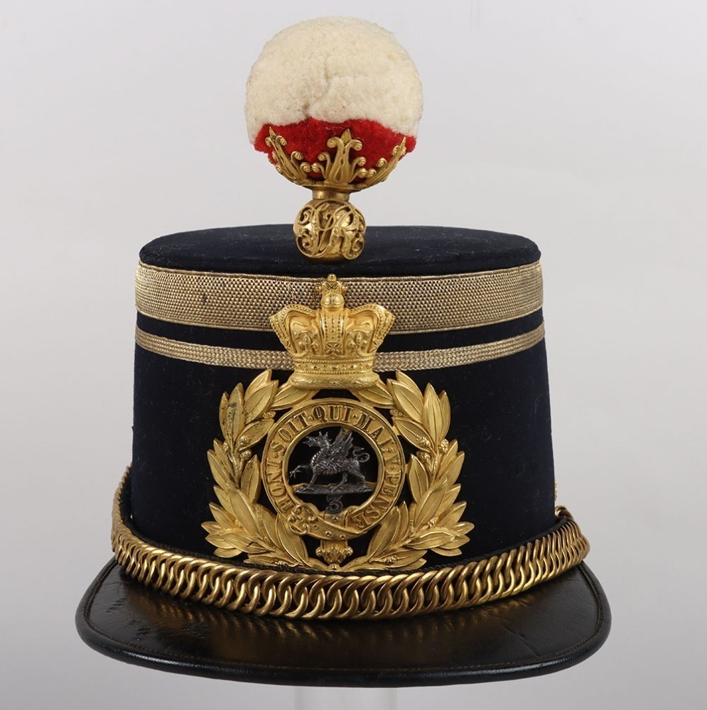 Victorian 3rd (Royal East Kent) Regiment of Foot Majors Shako 1869-78