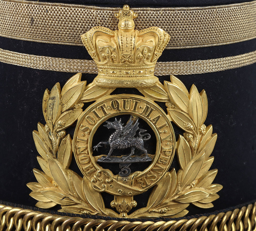 Victorian 3rd (Royal East Kent) Regiment of Foot Majors Shako 1869-78
