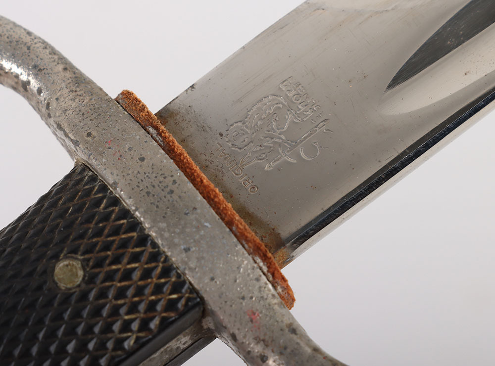 WW2 German Fire Police Bayonet by Carl Eickhorn, Solingen