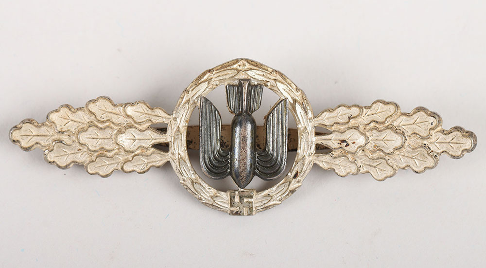 WW2 German Luftwaffe Bomber Operational Clasp in Silver by G.H. Osang ...