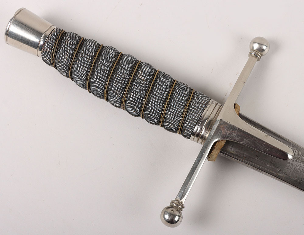Late Victorian Highland Light Infantry Officers Cross-Hilt Presentation ...