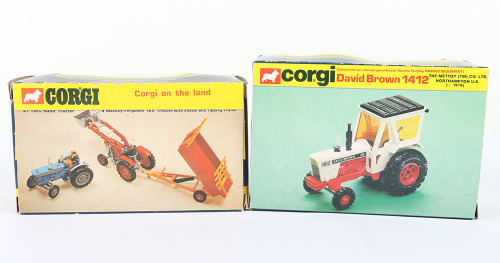 Two Boxed Corgi Tractors,50 Massey Ferguson Tractor MF50B