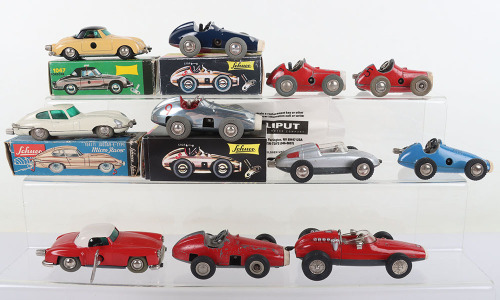 A Collection of Schuco Micro Racer Cars