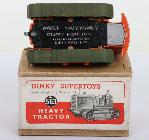 Two Dinky Supertoys Bulldozer & Heavy Tractor