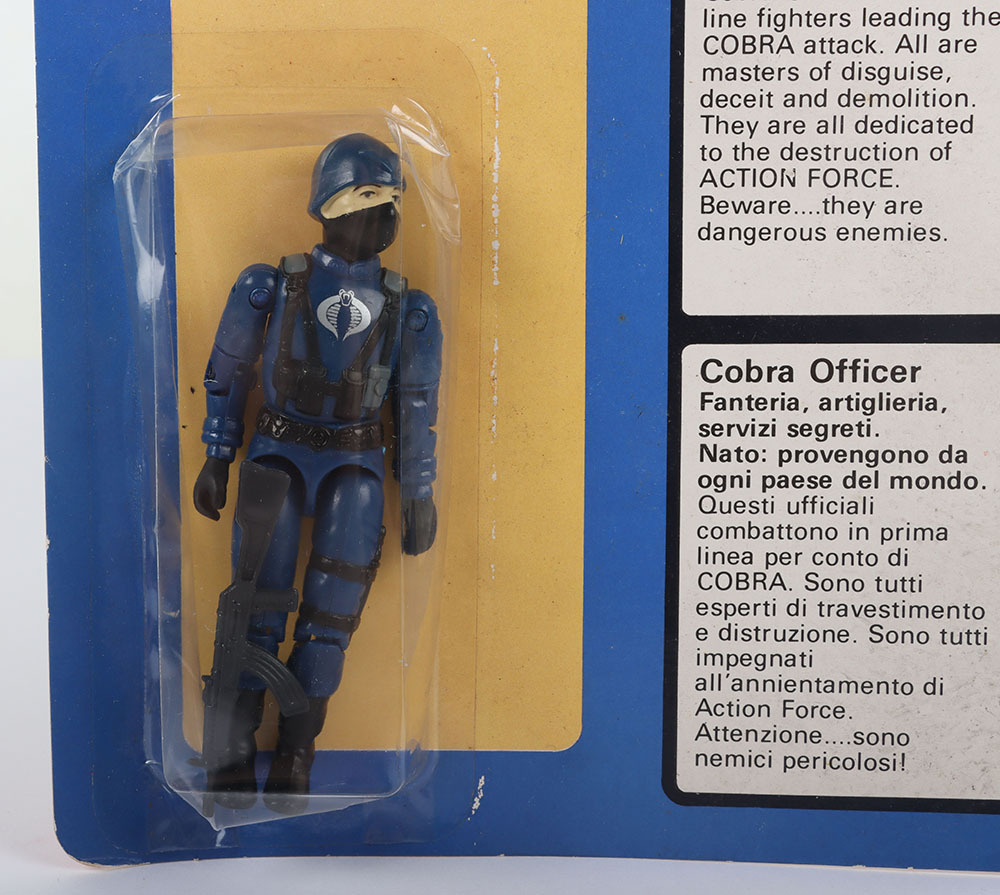 Vintage Action Force Cobra Trooper Series 3 carded moc Action figure ...