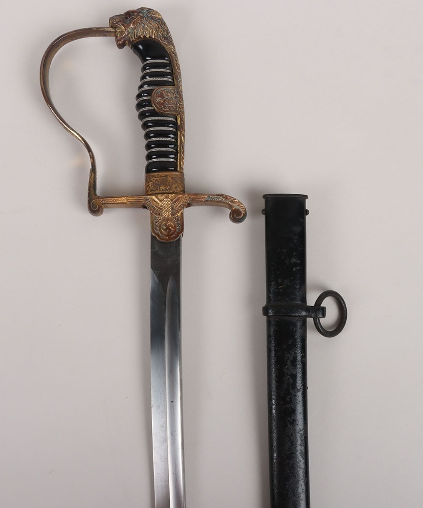 WW2 German Army Officers Sword By Robert Klaas, Solingen