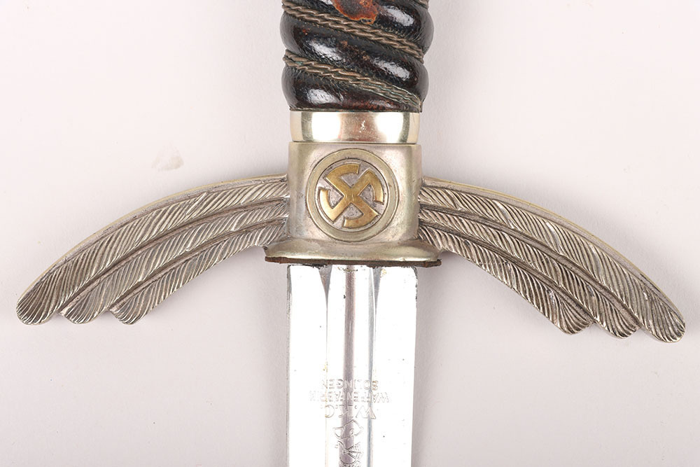 WW2 German Luftwaffe Officers Sword by WKC, Solingen