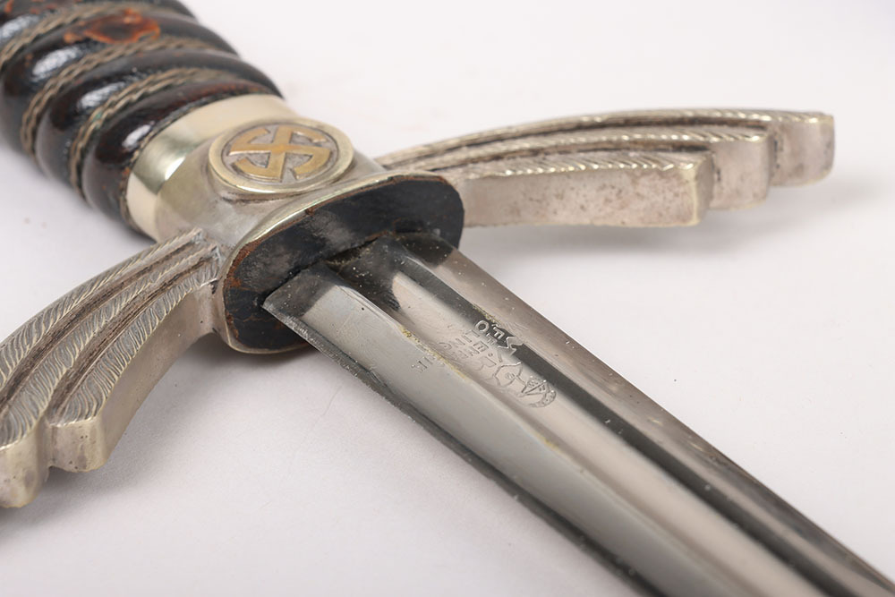 WW2 German Luftwaffe Officers Sword by WKC, Solingen