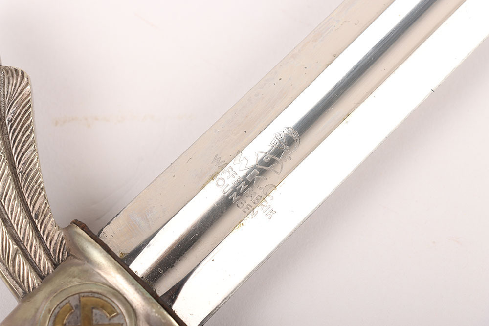 WW2 German Luftwaffe Officers Sword by WKC, Solingen