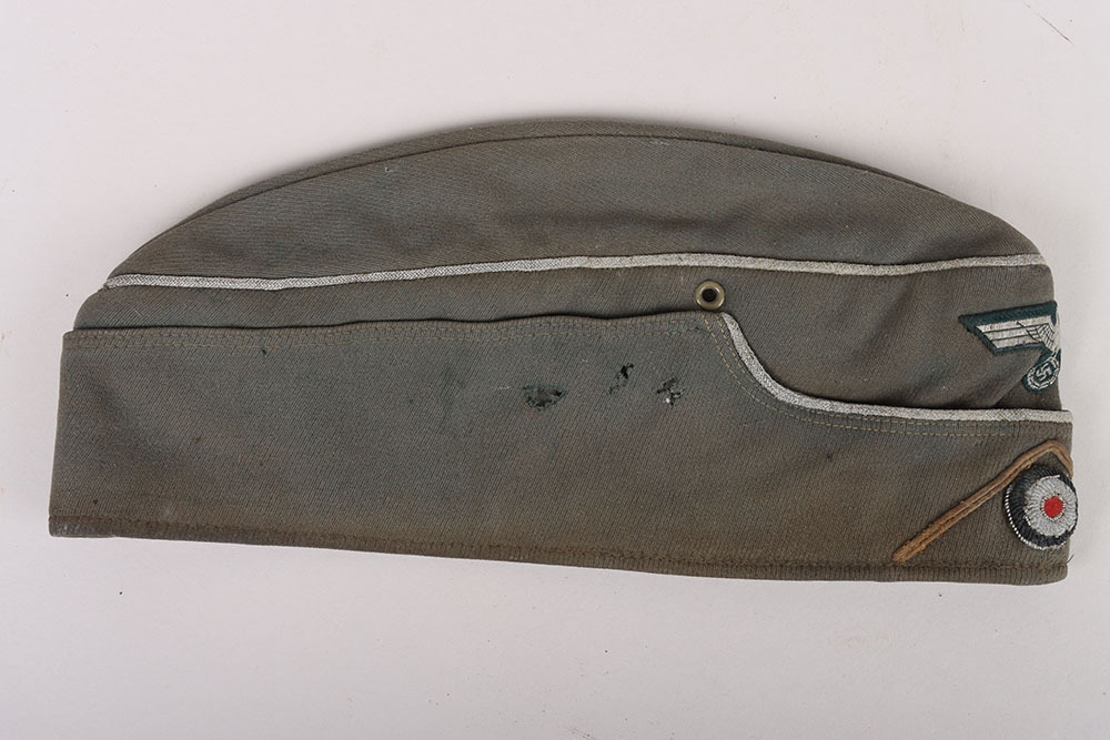 WW2 German Army (Heer) Infantry Officers Overseas / Side Cap